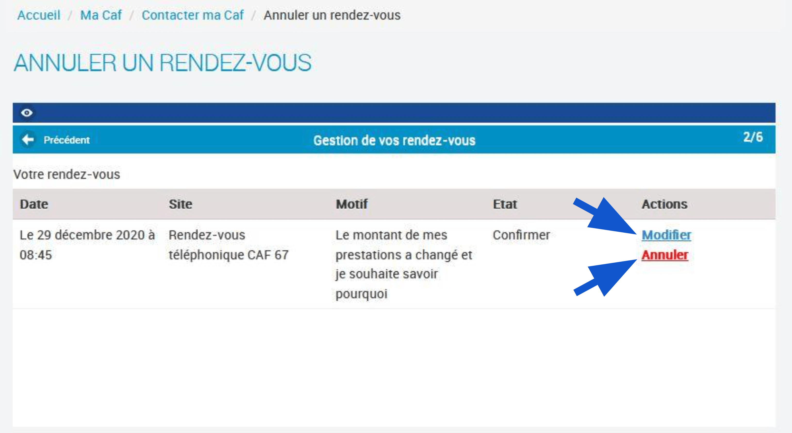 Prendre rendez-vous avec la CAF | Les Bases du numérique d’intérêt général