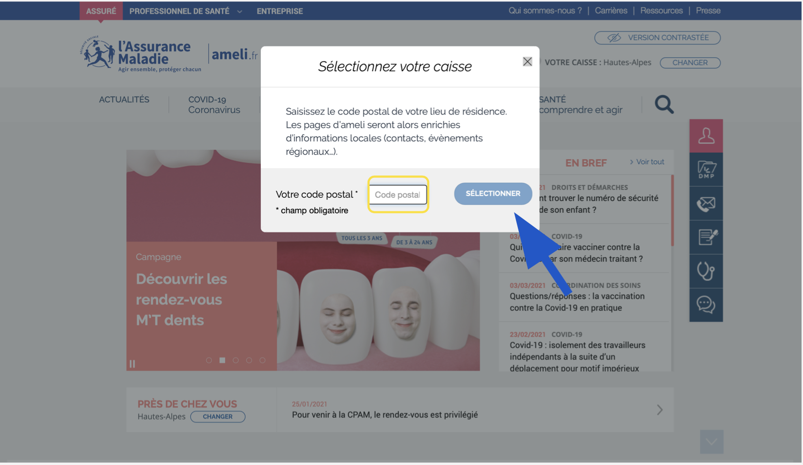 Créer un compte Ameli | Les Bases du numérique d’intérêt général