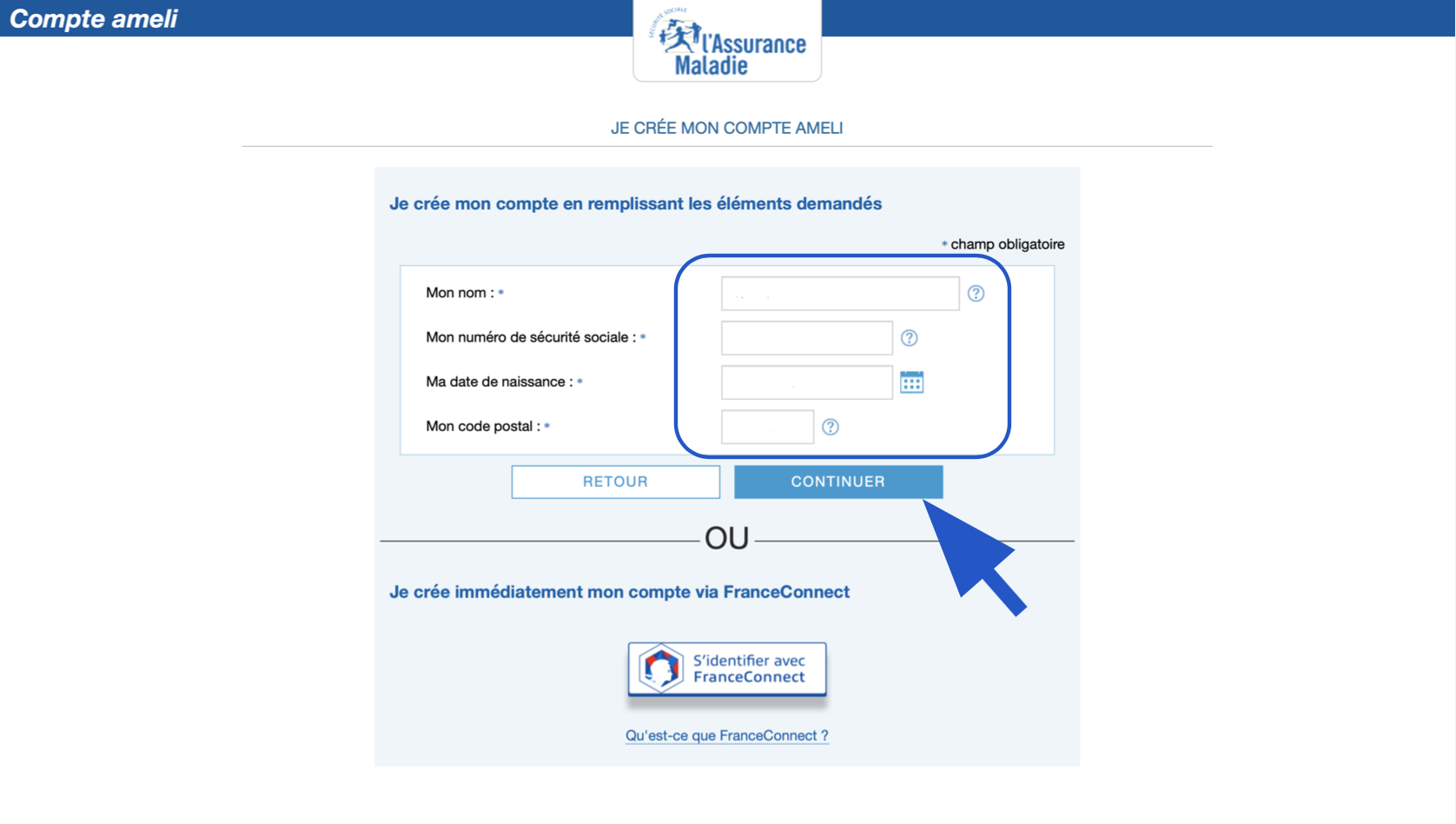 Créer un compte Ameli | Les Bases du numérique d’intérêt général